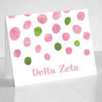 Delta Zeta Notecards – Dots – Sorority Girl Store